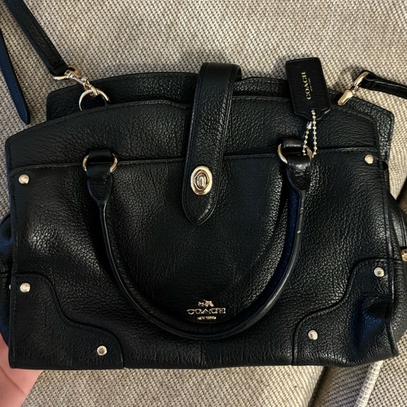 Coach | Bags | Coach Mercer Satchel Women Black Soft Leather | Poshmark